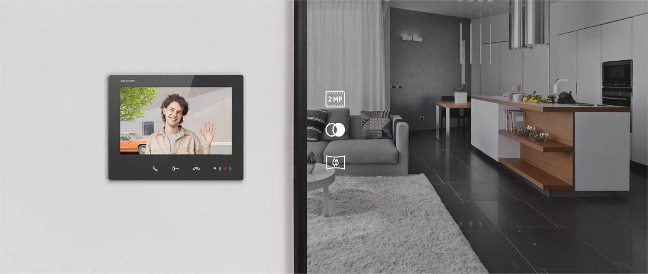 MONITOR WIDEODOMOFONU HIKVISION 2 WIRE DS-KH7300EY-WTE2/White | Hurton.pl