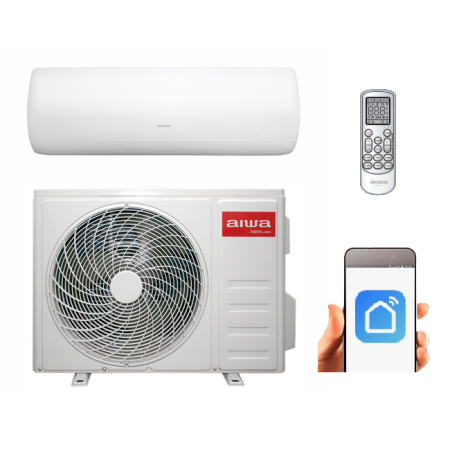 KLIMATYZATOR SPLIT, POMPA CIEPŁA POWIETRZE- POWIETRZE AIWA MUSUKARI MU35IN/OUT Z USŁUGĄ MONTAŻU ...