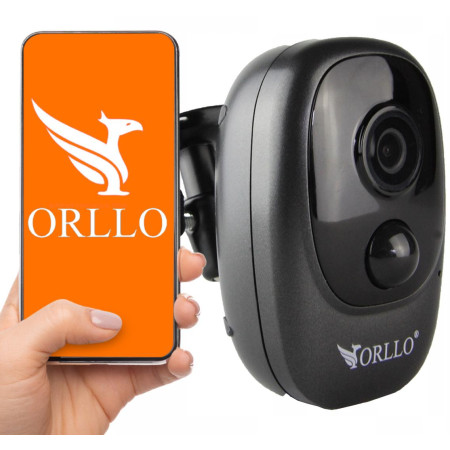 Kamera Zewnętrzna IP WiFi na Baterie Orllo POWERCAM E2 PRO BLACK ...